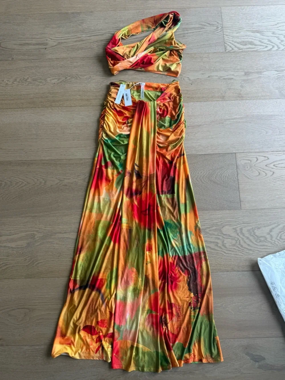 Bydee | Swim | Bydee Viera Top Azura Jersey Maxi Skirt In Solara | Poshmark